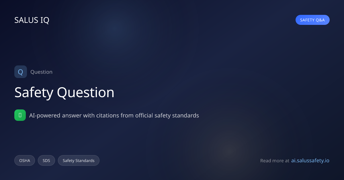 Ladder and Elevated Surface Safety Tasks such as clearing... | SALUS IQ